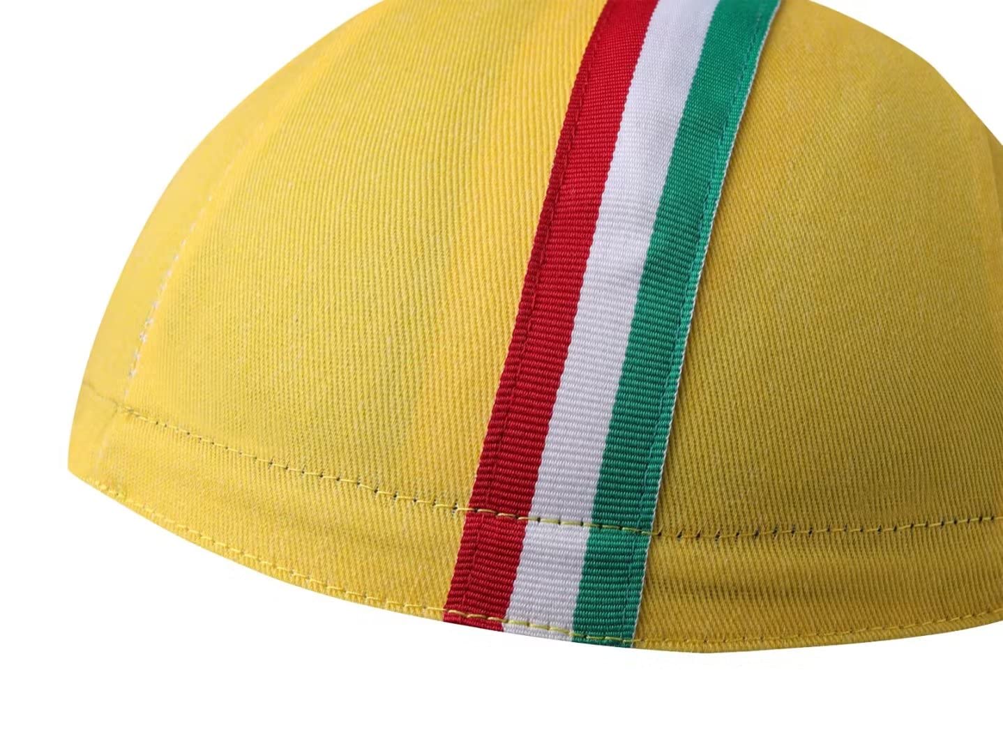 Bikingbros Italy Flag Cycling Cap - Cotton Cycling Hat-Under Helmet - Cycling Helmet Liner Breathable&Sweat Uptake One Size