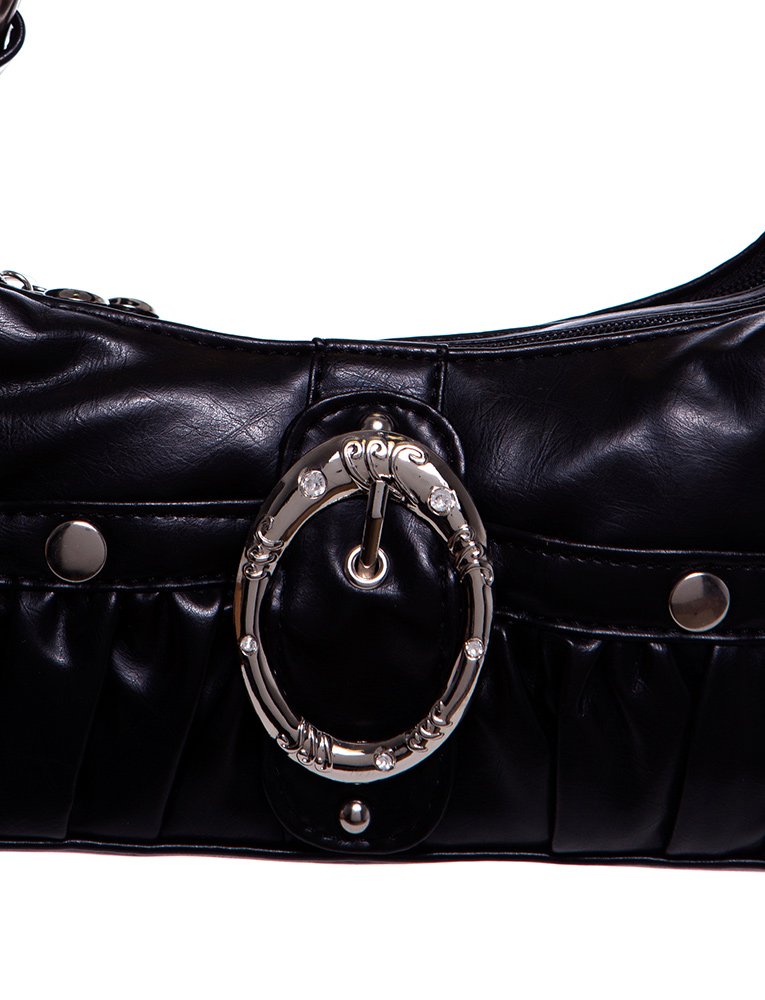 Handbags For All Silver Studded Small Hobo women handbag Shoulder Handbag