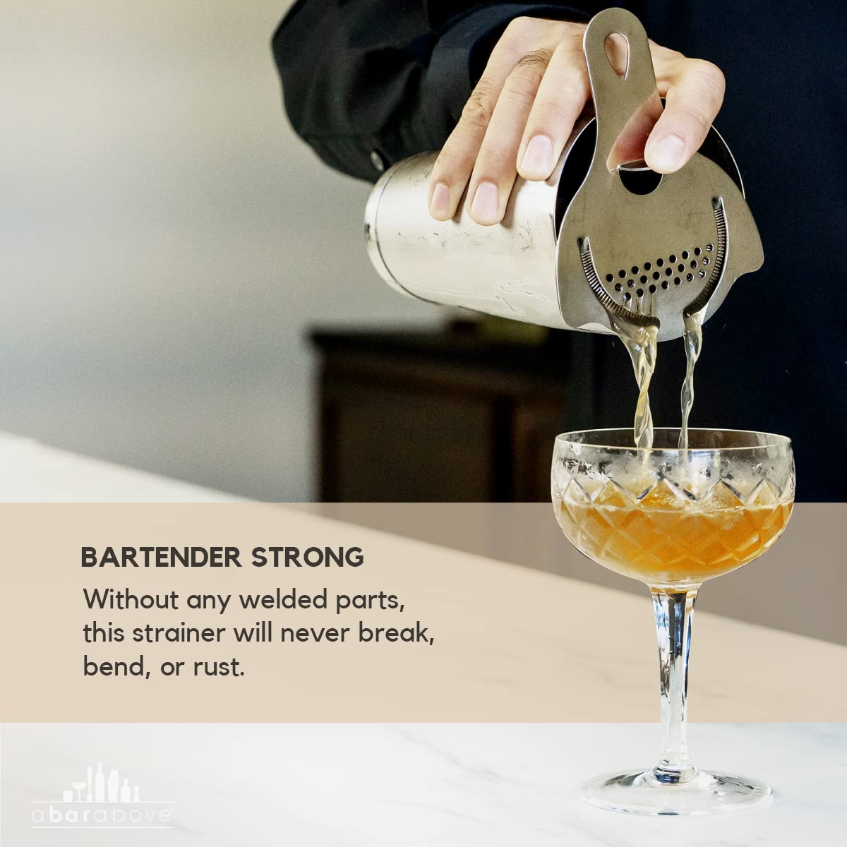 Bar Above Cocktail kit - Finished Japanese & Jigger Hawthorne Strainer
