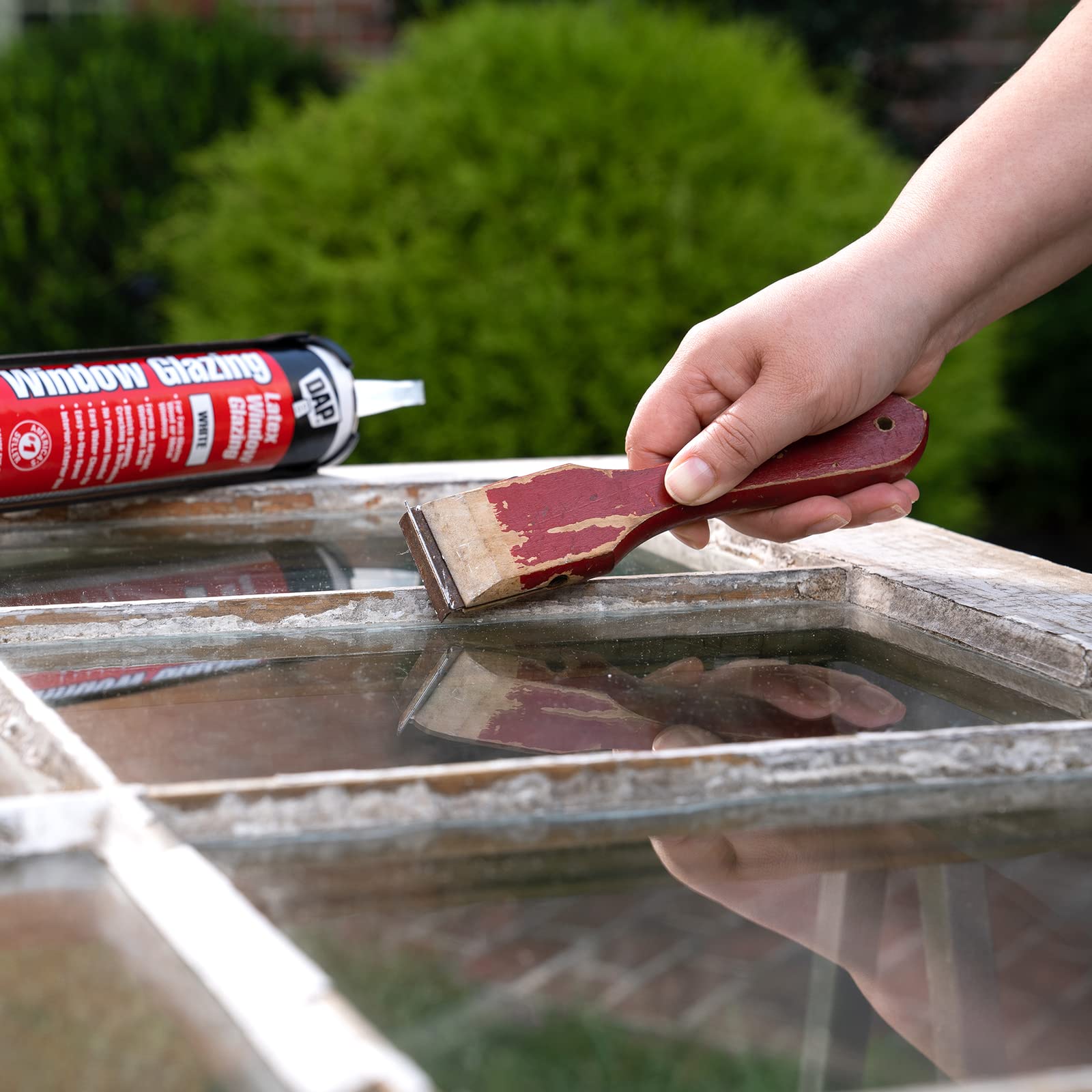 DAP 7079812108 Ltx Window Glazing-12049 Raw Building Material, 10.1 oz, White