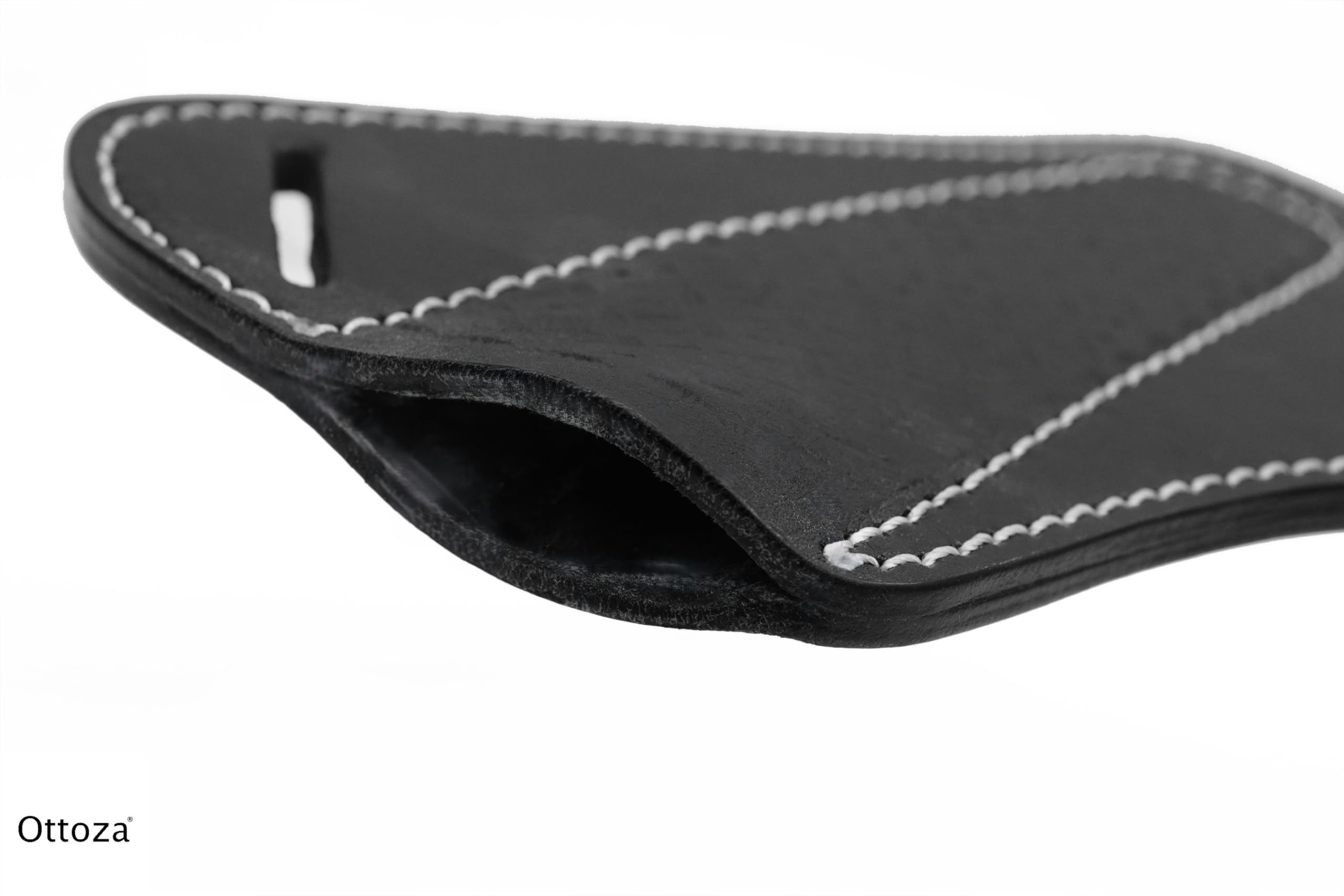 Ottoza Leather Knife Sheaths for Fixed Blade Knives, RIGHT HAND CROSS DRAW Knife Sheath, Leather Knife Sheath for Belt, Leather Knife Holster Belt Knife Holder, Pancake Knife Sheath for Belt No:336