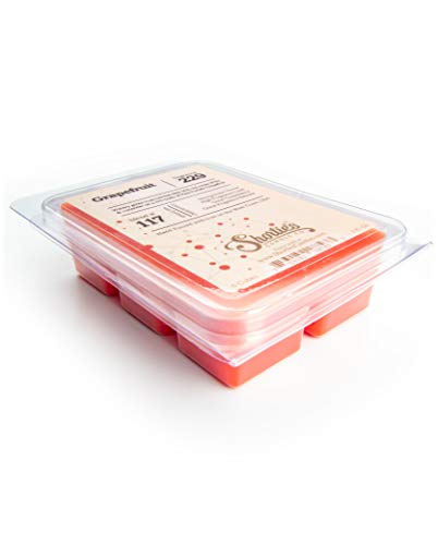 Shortie's Candle Company Grapefruit Wax Melts Multi Pack - Formula 117-2 Highly Scented Bars - Made with Essential & Natural Oils - Fruit & Berry Air Freshener Cubes Collection