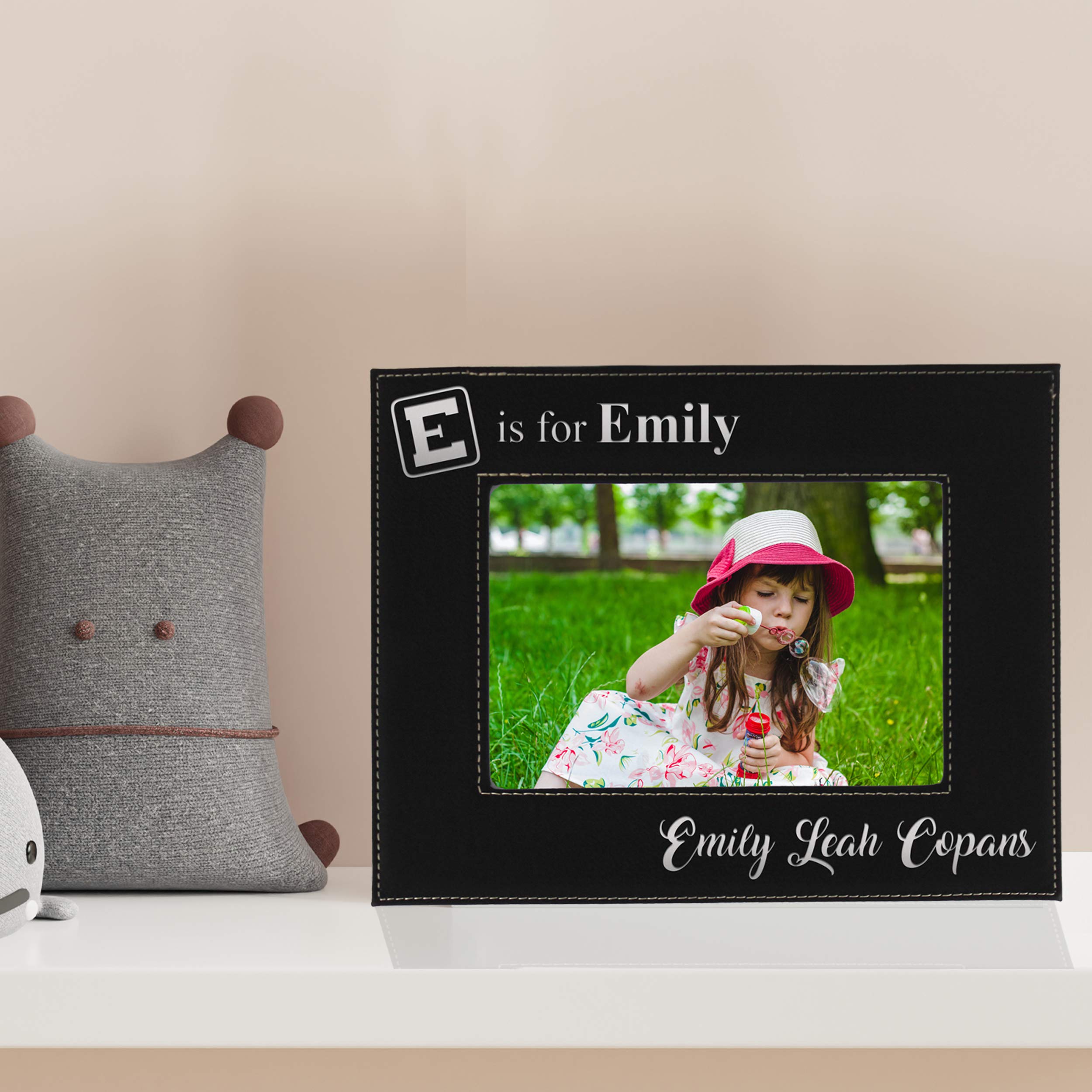 My Personal Memories Personalized Kids Picture Fame - New Baby Girl Boy Nursery Decor Photo Frame - Custom Engraved (4x6)