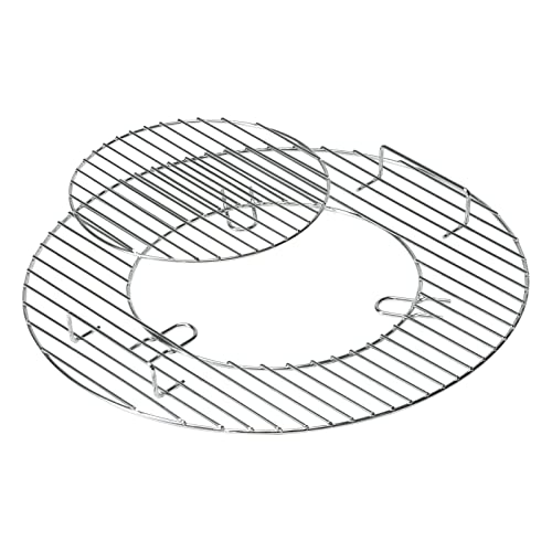 VEVOR 21 inch 22 inch, Round Grates Kettle Charcoal Grill Replacement Parts for Outdoor Cooking, Barbecue Camping, Picnic, Backyard, Silver