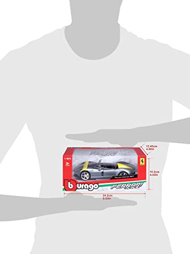 Bburago 1:24 R&P Ferrari Monza SP-1 - Grey