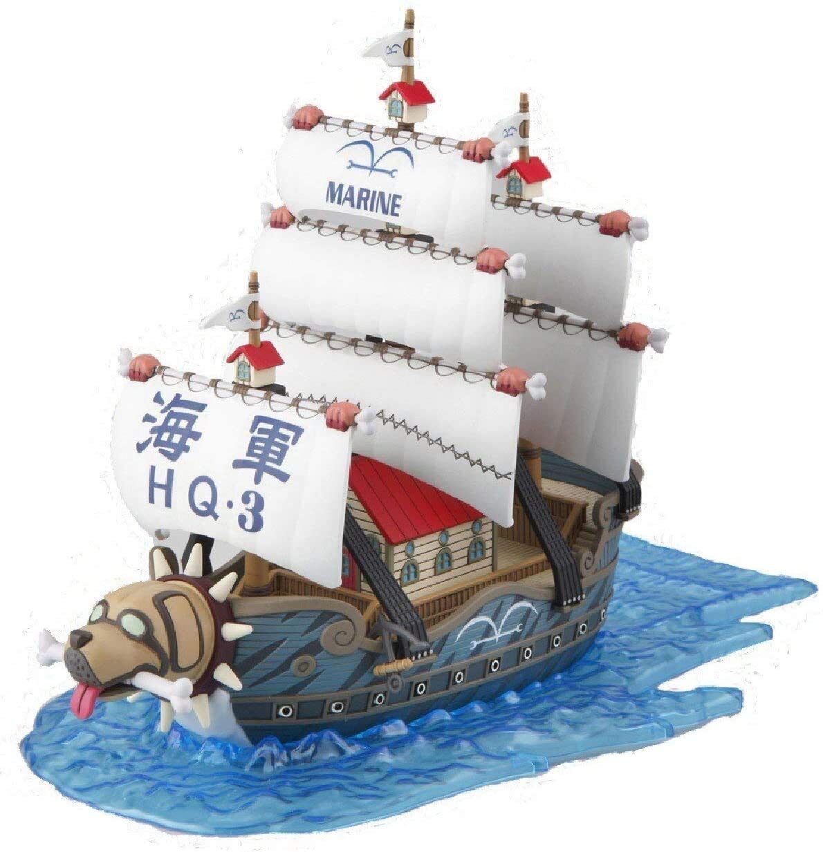 BANDAI Hobby - 08 Garps Marine Ship, Grand Ship Collection