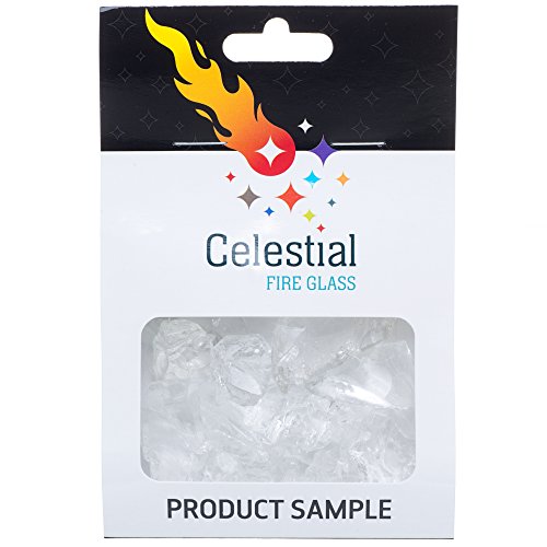 Crushed Fire Glass - Crystal Clear (1/2" to 3/4") - Color Sample
