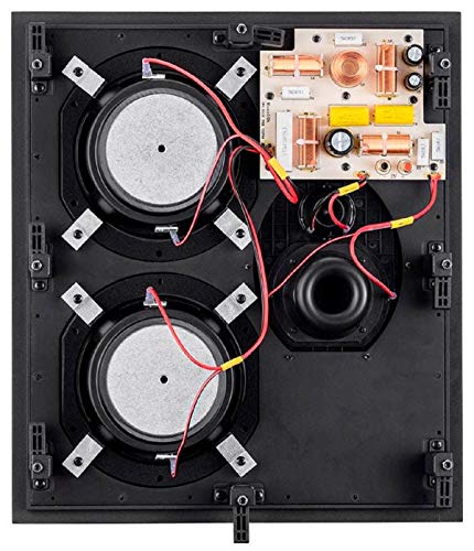Monolith THX-LCR - THX Ultra Certified 3-Way LCR in-Wall Speaker, 1in Silk Dome Tweeter, for Home Theater, Easy Install, Black