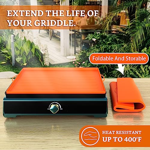 colpart 36" Silicone Grill Mat for Blackstone Griddle Mat 36 inch for Blackstone Grill Cover Heavy Duty Food Grade-BBQ Silicone Utensil Mat Protect from Rust,Insects, Debris