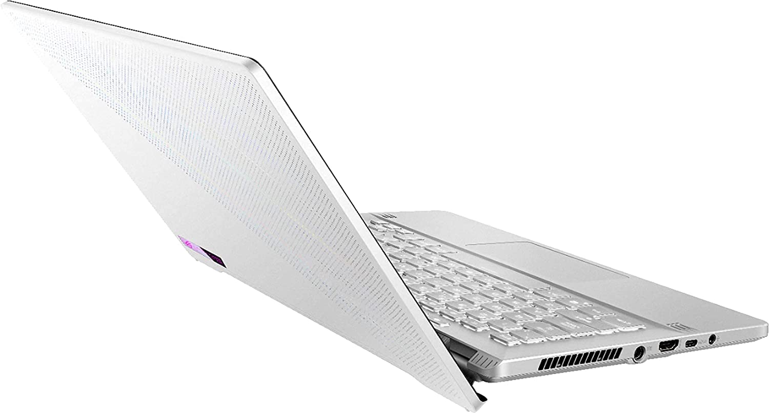 ASUS ROG Zephyrus G14 VR Ready Gaming Laptop, 14" 144Hz Full HD IPS Display, 8 Cores AMD Ryzen 9 5900HS,NVIDIA GeForce RTX 3060, Moonlight White-Tikbot Accessories (40GB RAM|2TB PCIe SSD)
