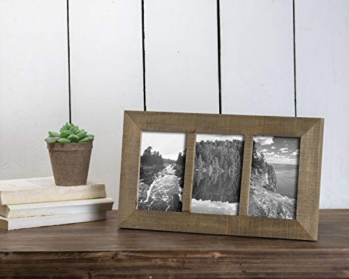Foreside Home & Garden FFRD06122 4X6 Triple Photo Ripley Frame
