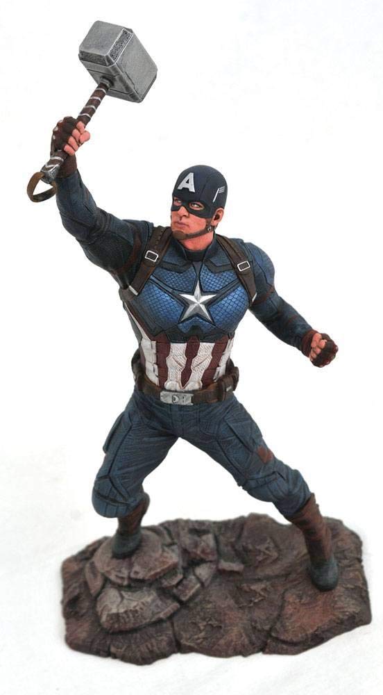 DIAMOND SELECT TOYS Marvel Gallery: Avengers Endgame: Captain America PVC Figure, Multicolor