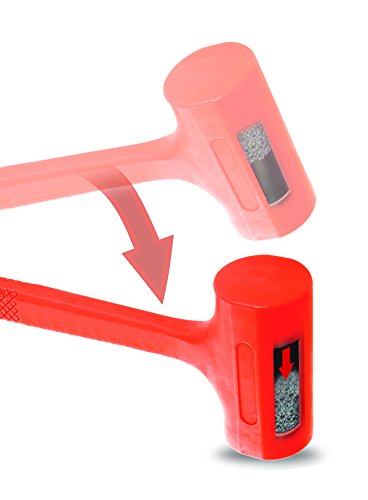 Performance Tool M7216 16-Ounce High-Visual Dead Blow Hammer - 16oz