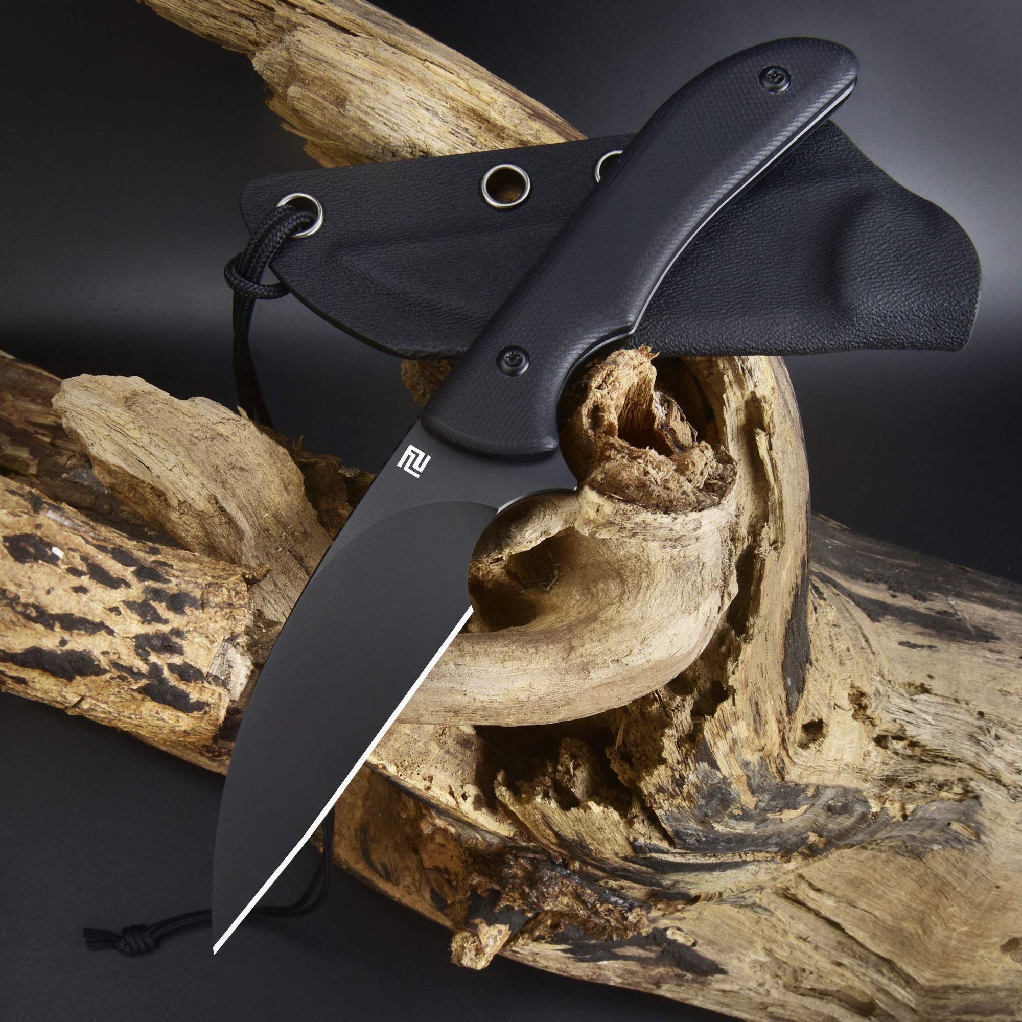 ARTISANCUTLERY Tactical Knife Sea Snake (ATZ-1842) AR-RPM9 Powder Steel Blade G10 Handle Fixed Blade Knife Desert