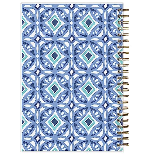 Blue Sky Day Designer 2024 Weekly and Monthly Planner, 5" x 8", Frosted Cover, Wirebound, Tile (101410-24)