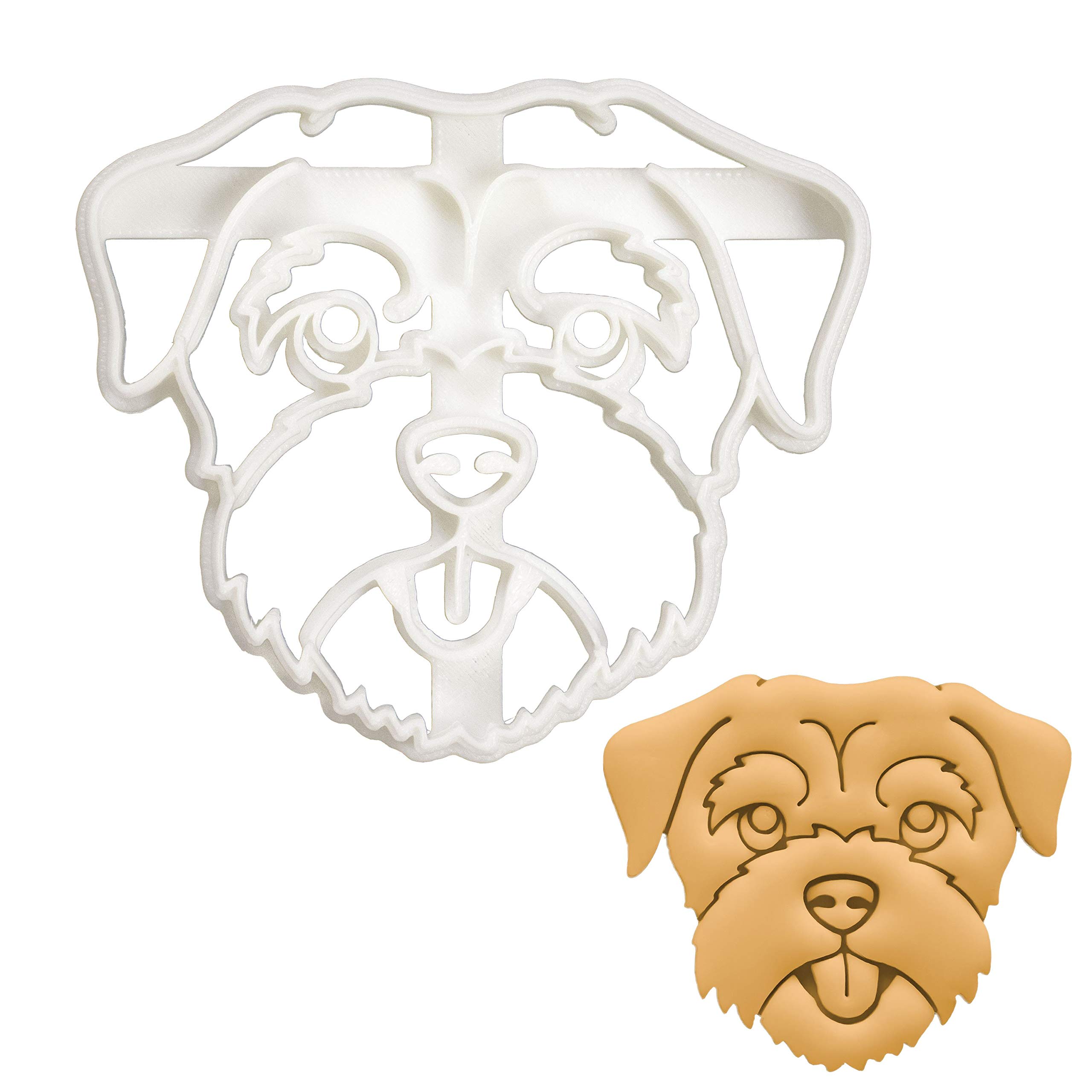 Border Terrier Face cookie cutter, 1 piece - Bakerlogy