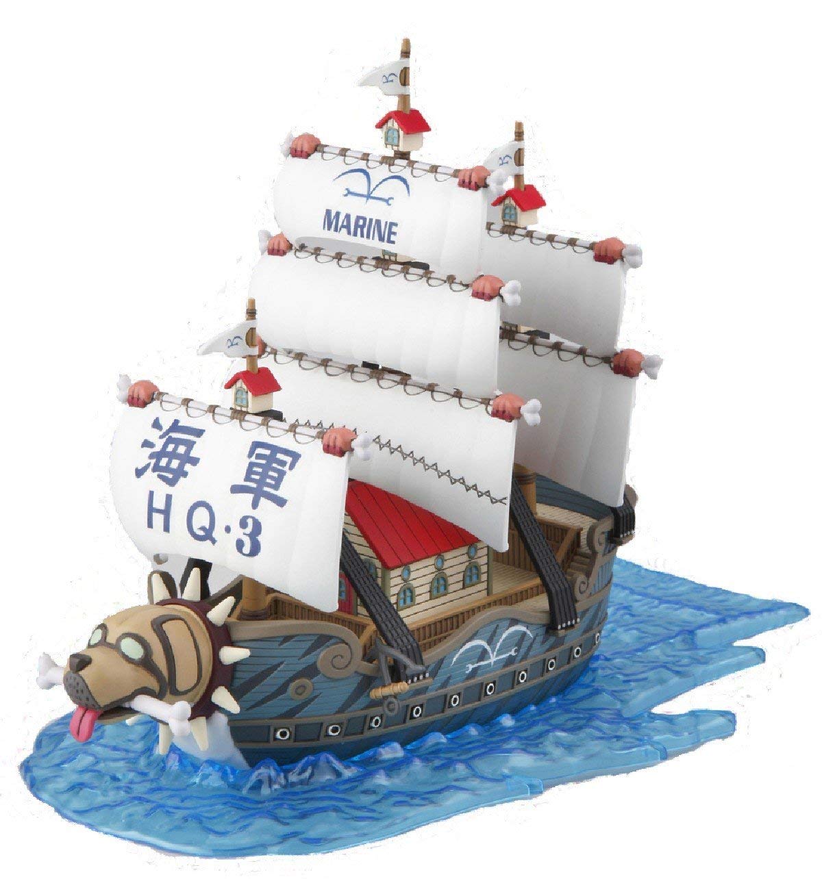 BANDAI Hobby - 08 Garps Marine Ship, Grand Ship Collection