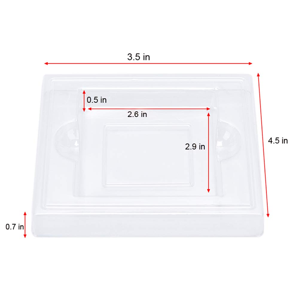 JOINSI 10 x Clear Plastic Game Cartridge Case Dust Cover Protective Storage Box for Nintendo Gameboy Color GBC GB GBP