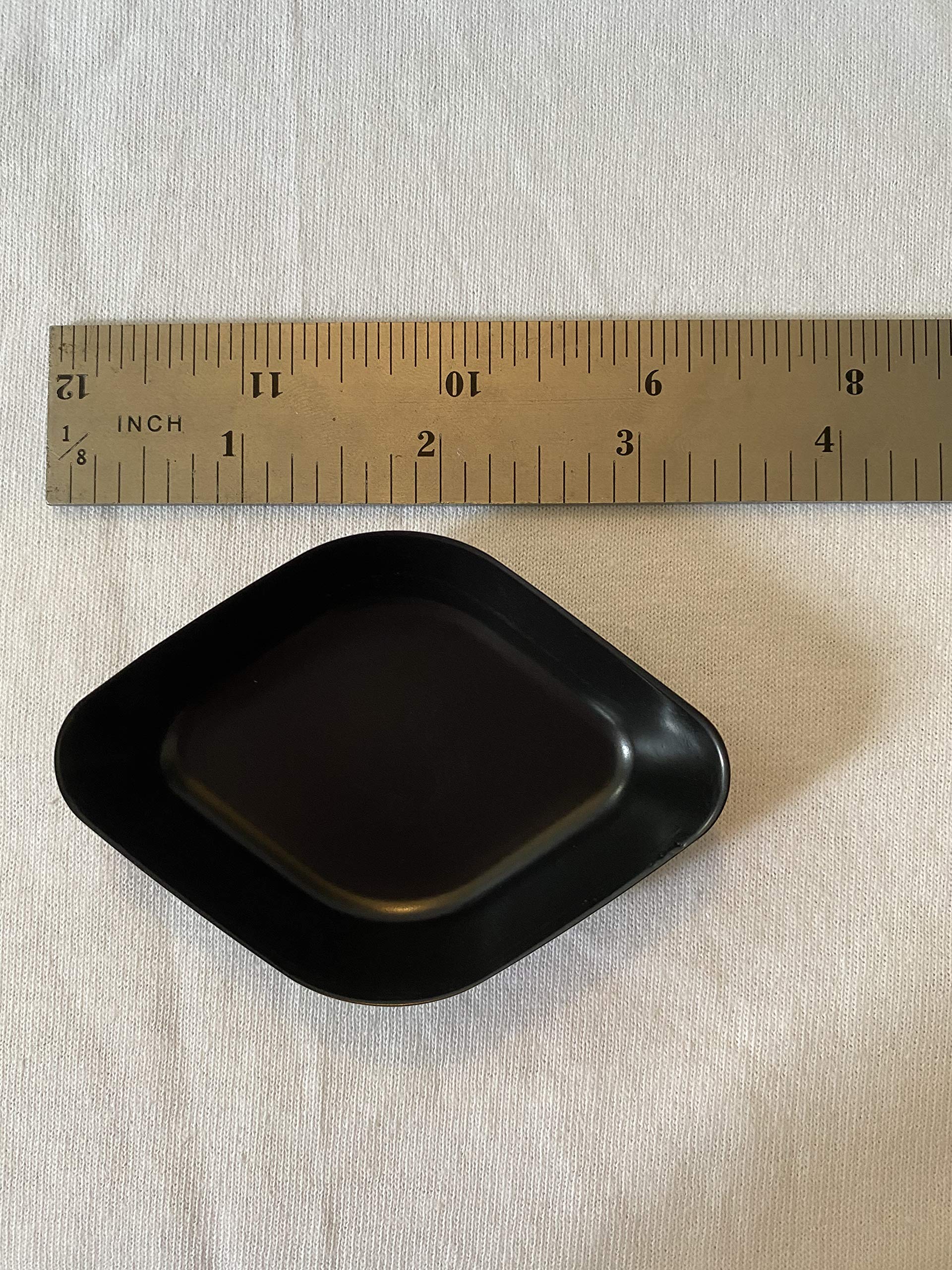 Diamond Weighing Boats, W-D30-BA-50, 30ml, Medium,Black, Anti-Static, Pack of 50