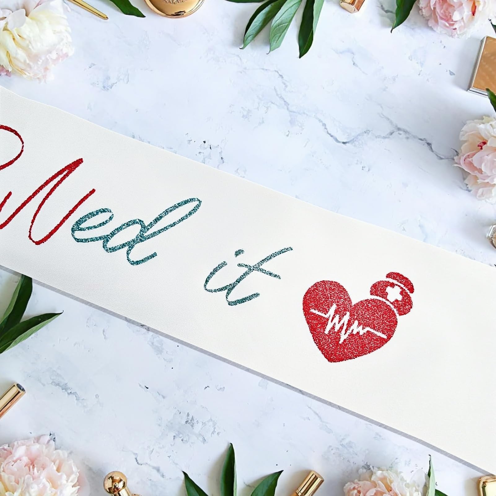 Decorit Earned it Sash, Nurse Graduation Sash for Celebrations, Senior Class of 2024 Sash, Congrats Grad Decorations, Nurse RN Graduation Gift Idea, RN, BSN, NP, CRNA, CNM, LPN, NR