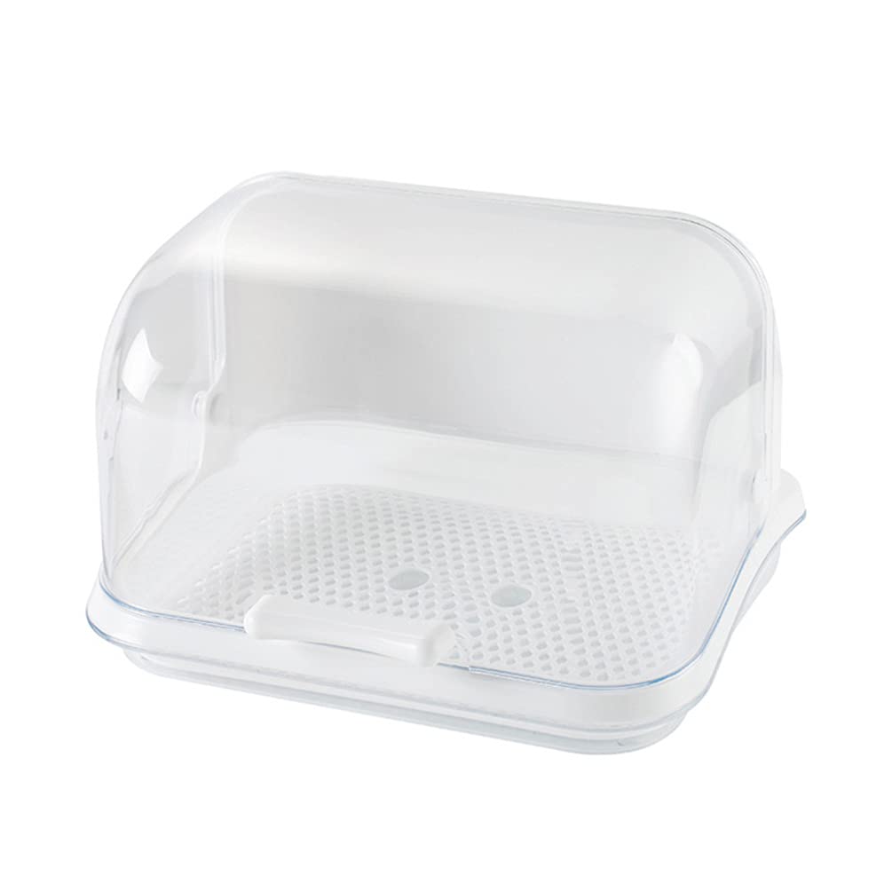 Baby Bottle Drying Rack with Anti- Cover Bottle Storage Box Organizer Portable Kitchen Cabinet Organizer Countertop Dryer for Tea Cup Coffee Mug Bowl