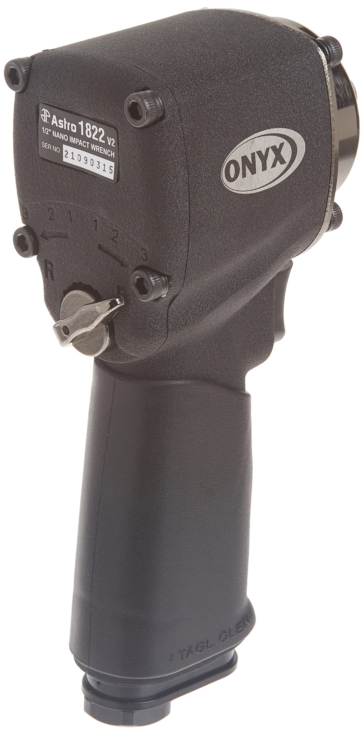 Astro Tools 1894 ONYX 1/2" "THOR" Impact Wrench & Astro Pneumatic Tool 1822 ONYX 1/2" Nano Impact Wrench v2 - 500ft/lb