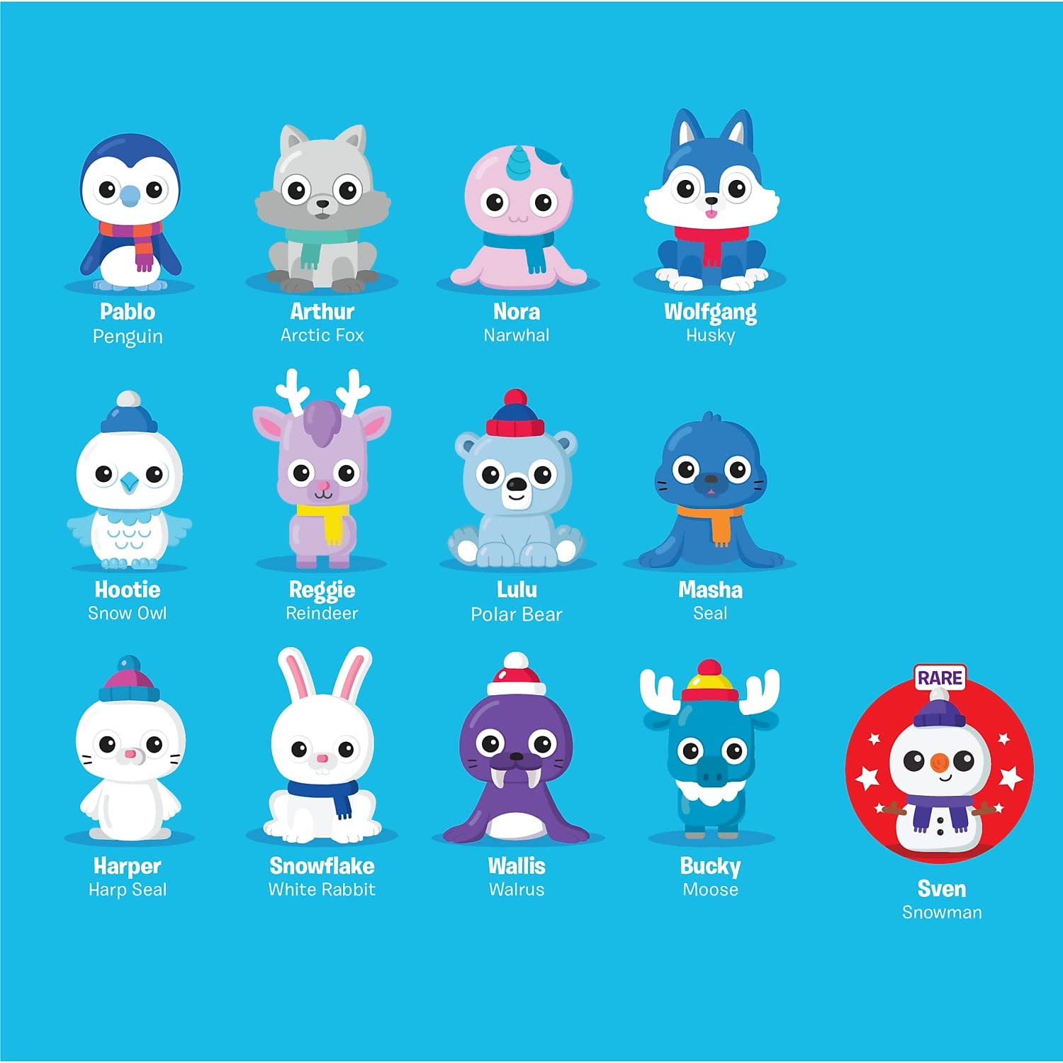 Educational Insights Playfoam Pals Snowy Friends 2-Pack, Fidget, Sensory Toy, Gift for Boys & Girls, Ages 3+