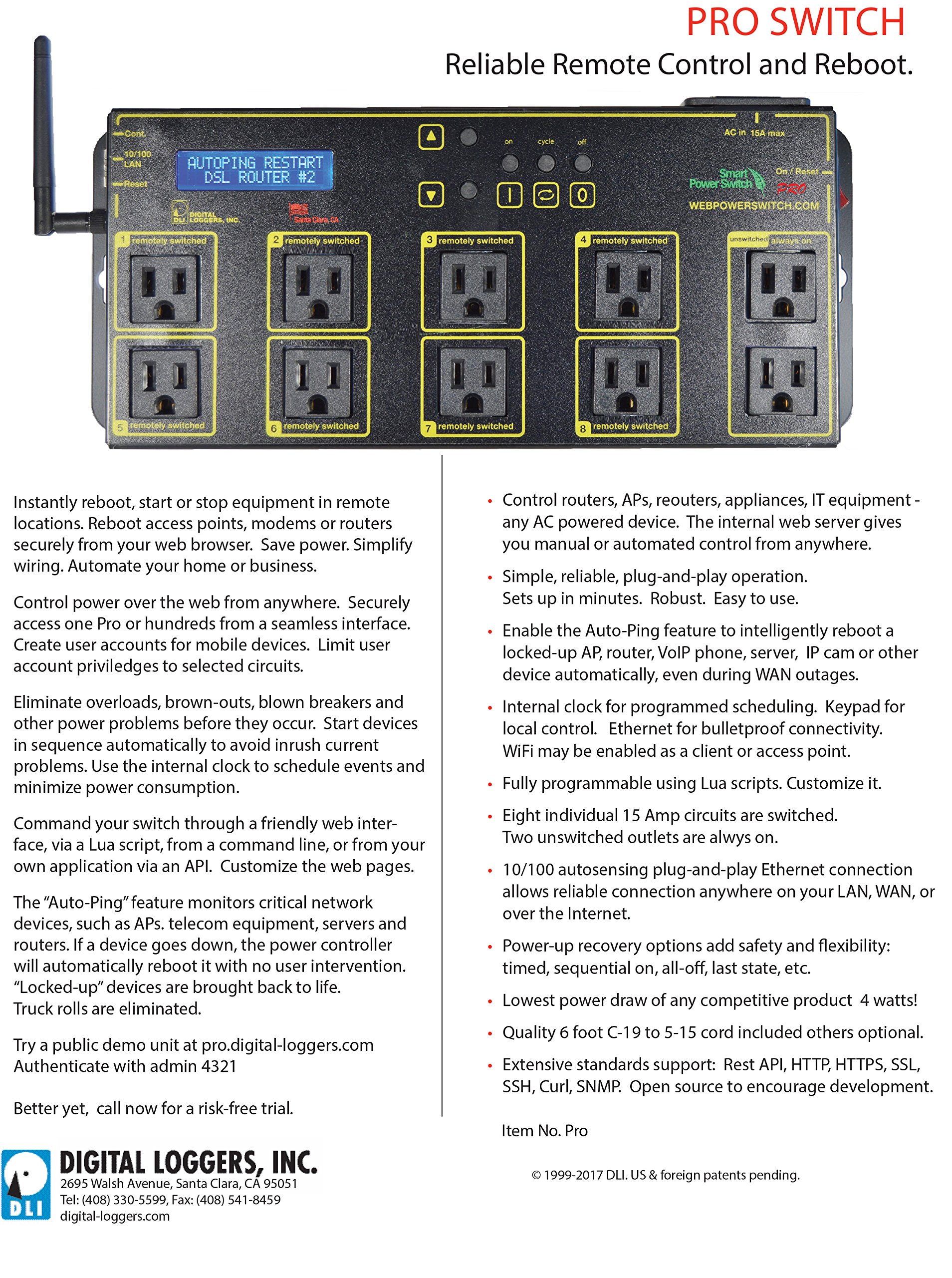 Web Power Switch Pro Model
