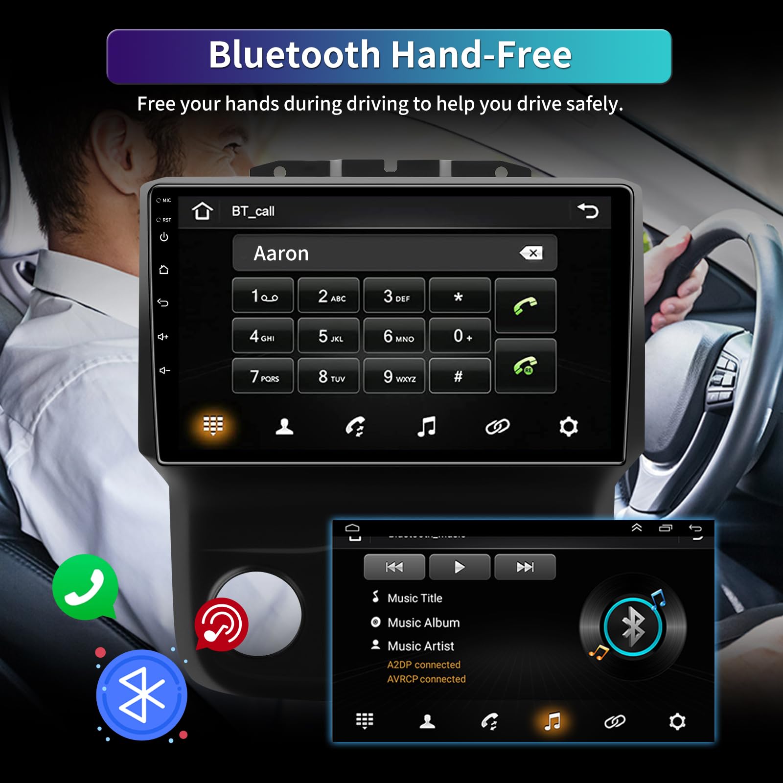 Android 13 Car Stereo Upgrade Radio for Dodge Ram 1500 2500 3500 2013-2018 Radio Replacement Installation Kit DSP Auto Stereo (4GB+32GB) Wireless CarPlay&Android Auto GPS(Only fit Manual AC)