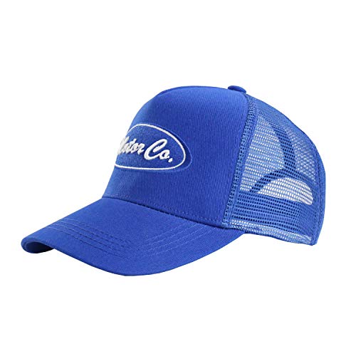 Beautiful Giant 2PC American Flag Trucker Hat Men Women - Embroidery USA Flag Baseball Cap Adjustable Snapback Hat Blue