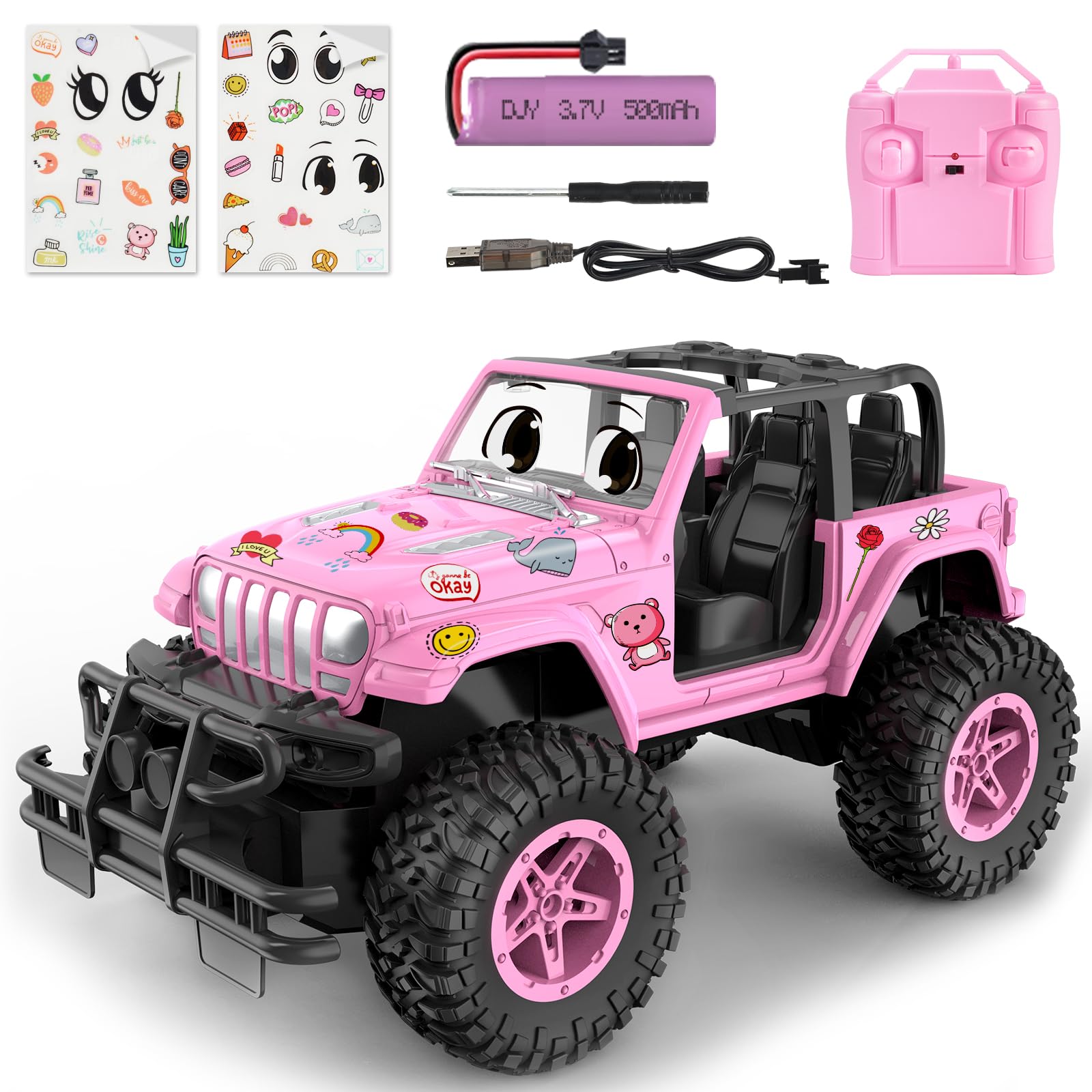 NQD Remote Control Car RC Racing Cars 1:16 Scale 80 Min Play 2.4Ghz Off Road RC Trucks with Storage Case All Terrain Cars Toys Gifts All Terrain Vehicle Toy Boys Girls Teenagers…