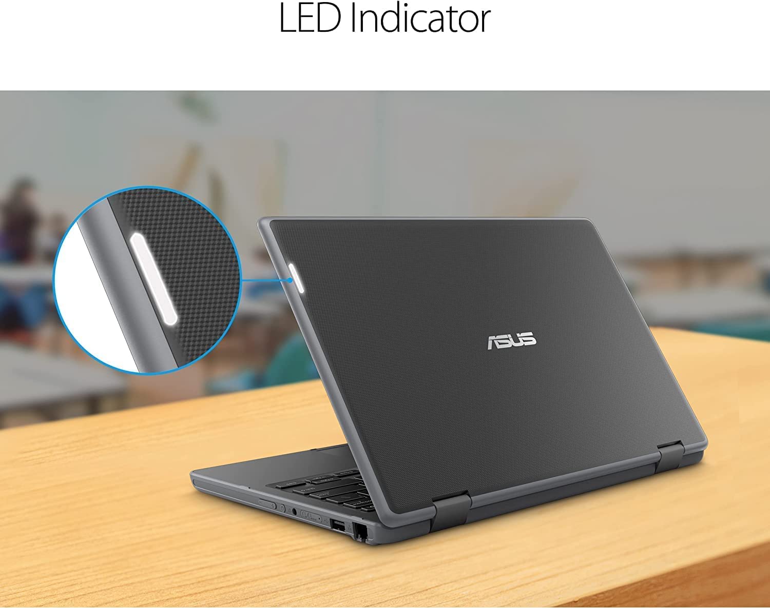 ASUS 2022 11.6'' HD 2-in-1 Touchscreen Business Laptop, Intel Celeron N4500 Processor, 4GB RAM, 128GB eMMC, Webcam, Intel HD Graphics 500, Windows 10 Pro, Dark Grey, 32GB SnowBell USB Card