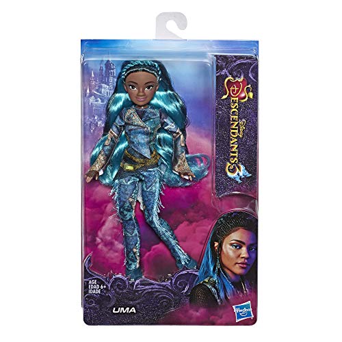 Disney Descendants Uma Fashion Doll, Inspired by Descendants 3, Brown