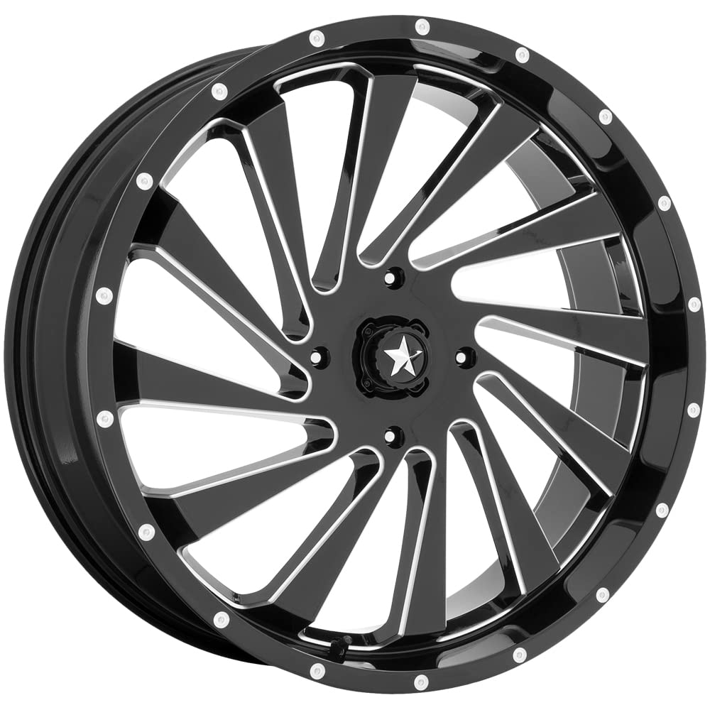 MSA Offroad Wheels MA46 20X7 4X110 G-BLK MILL 00MM - M46-020710M