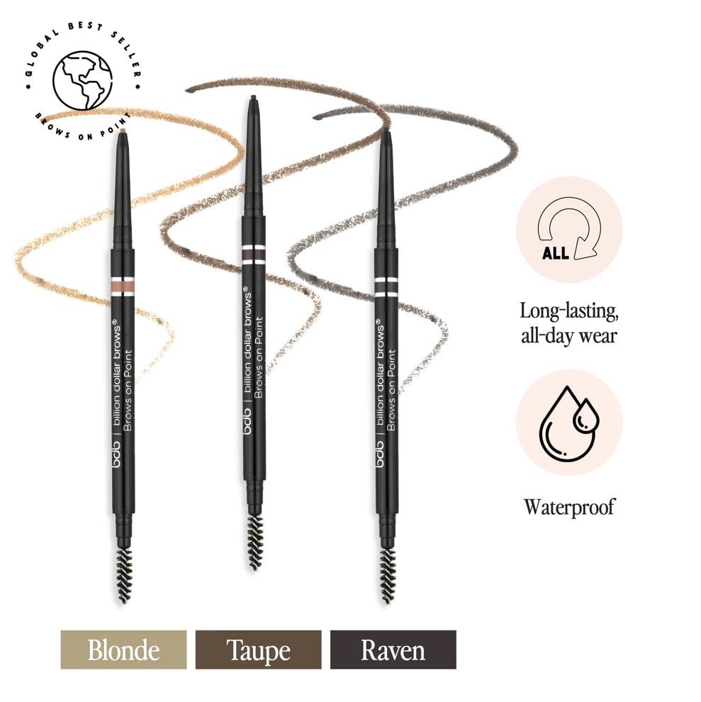 Billion Dollar Brows Brows On Point Micro Brow Pencil - Taupe