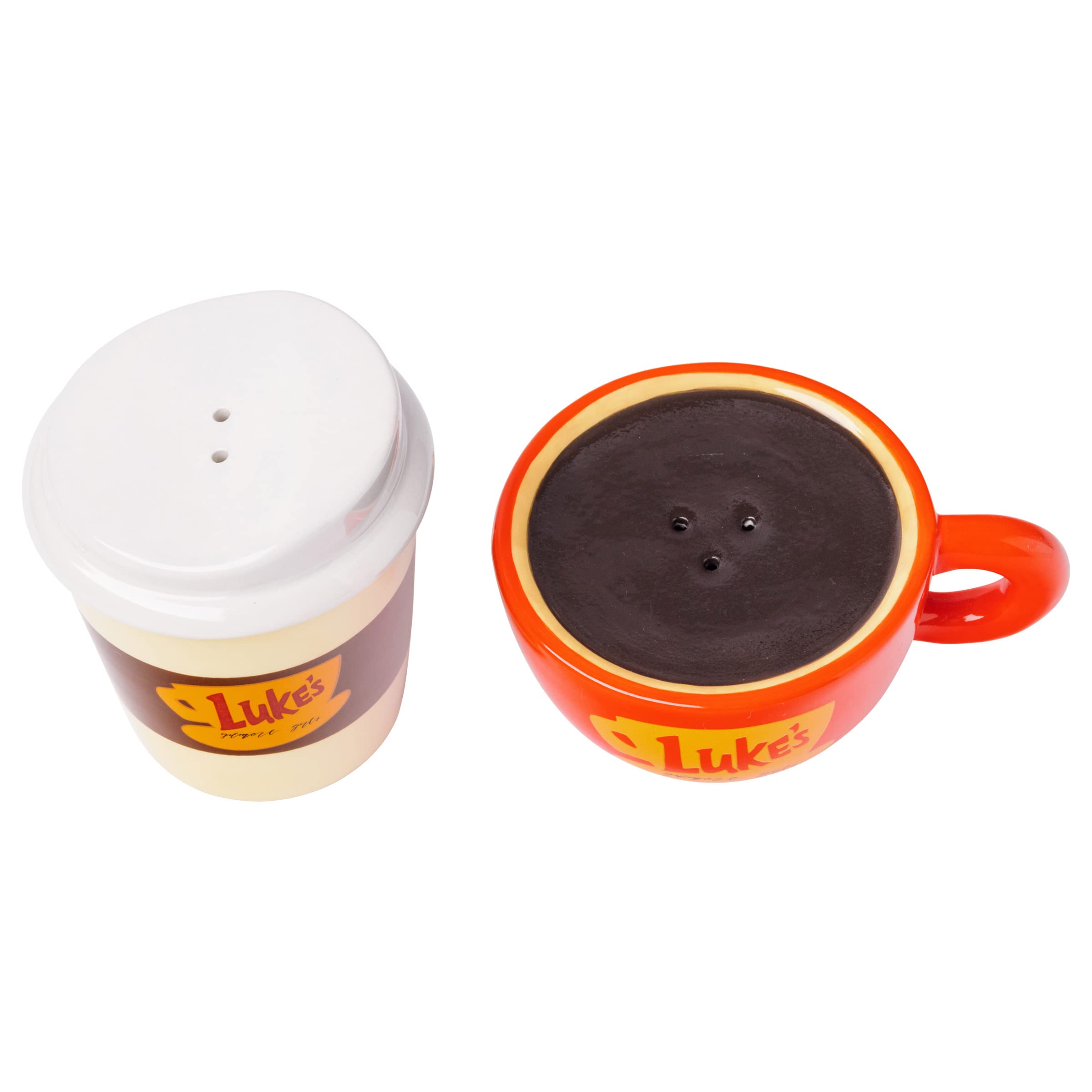 Silver Buffalo Gilmore Girls Latte Mug Ceramic Salt and Pepper Shaker