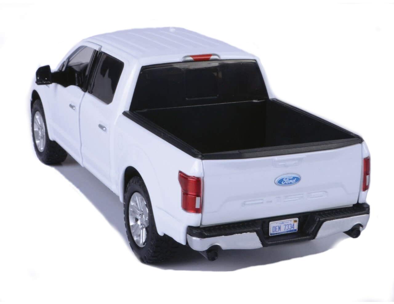 Motormax 2019 Ford F-150 Lariat Crew Cab Pickup Truck Red 1/24-1/27 Diecast Model Car
