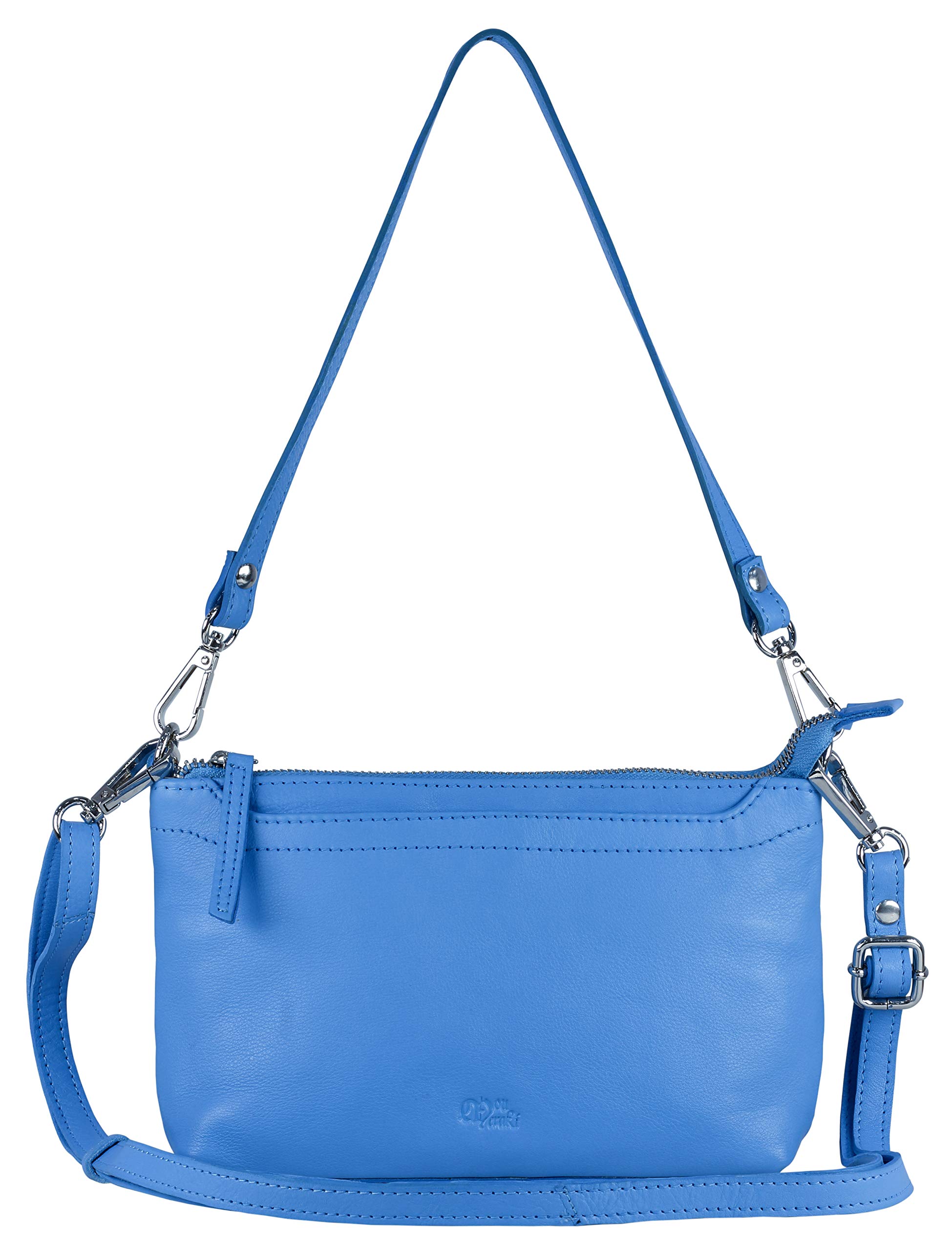 Mou Meraki Genuine Leather Crossbody Purse and Handbags - Crossover Bag Over the Shoulder Women
