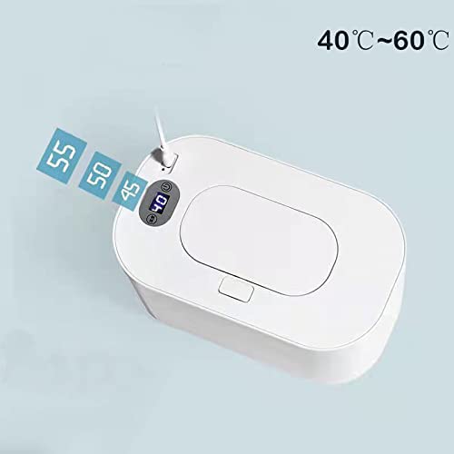 Baby Diaper Wipes Heater,Wipe Warmer with Digital Display and Wet Wipes Dispenser,3 Modes of Temperature Heating Control for Baby's Comfort