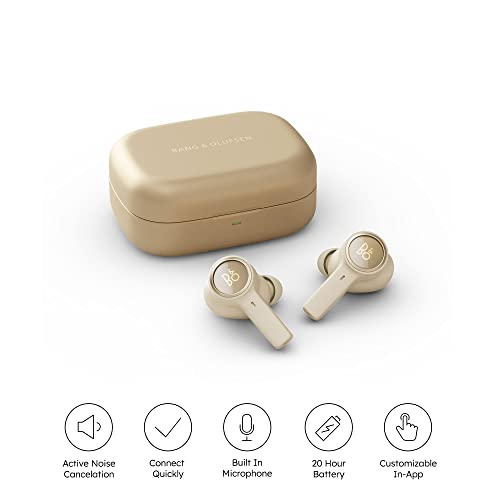 Bang & Olufsen Beoplay EX - Wireless Bluetooth Earphones with Microphone and Active Noise Cancelling, waterproof, 20 hours of Playtime