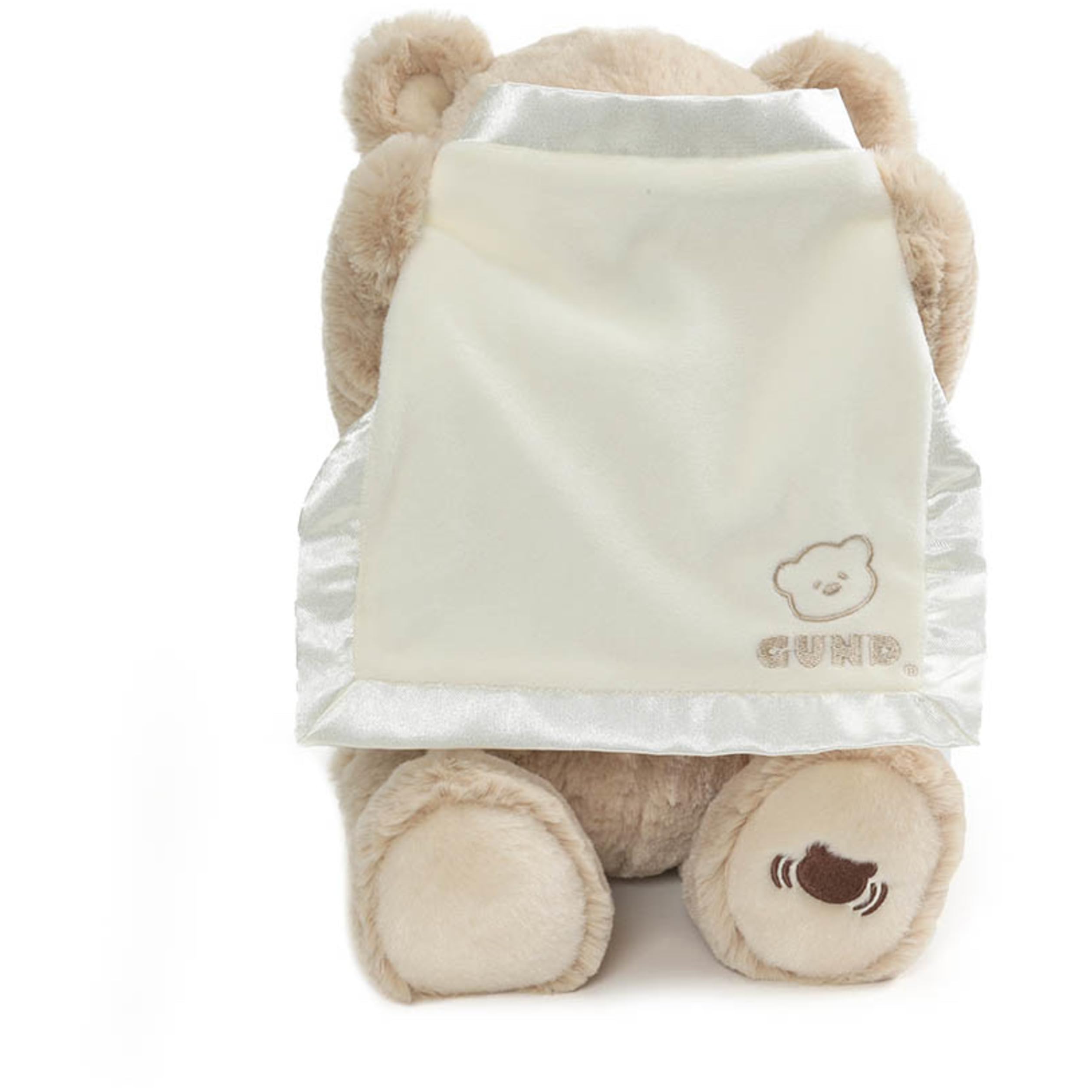 GUND Peek-A-Boo Teddy Bear Plush, Animated Stuffed Animal for Babies and Newborns, 11.5"