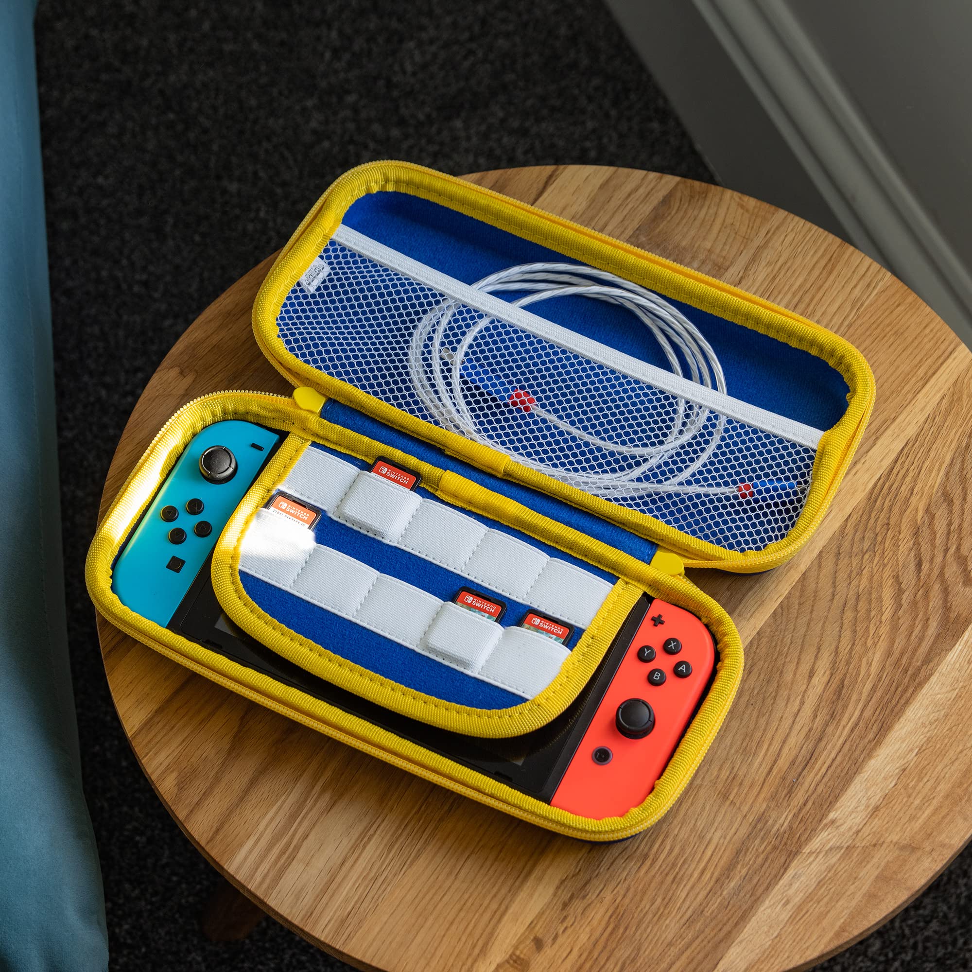 Numskull My Hero Academia Hard Shell Travel Case for Nintendo Switch and OLED Model Console - Fits 10 Games and Switch Accessories