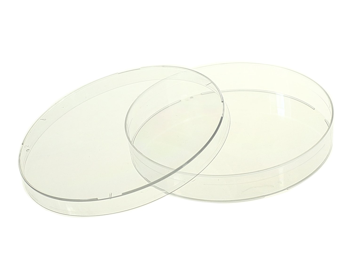 Nest Scientific 753001 Polystyrene Petri Dish, Semi-Stackable, Sterile, 100 mm x 15 mm, 20 per Bag, 500 per Case (Pack of 500)