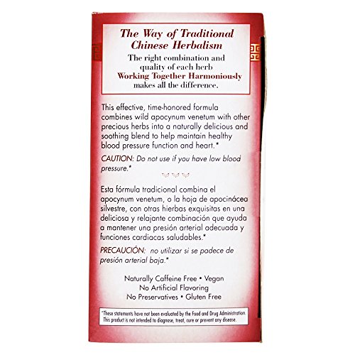 Bravo Tea Blood Pressure Caffeine Free 20 Tea Bags
