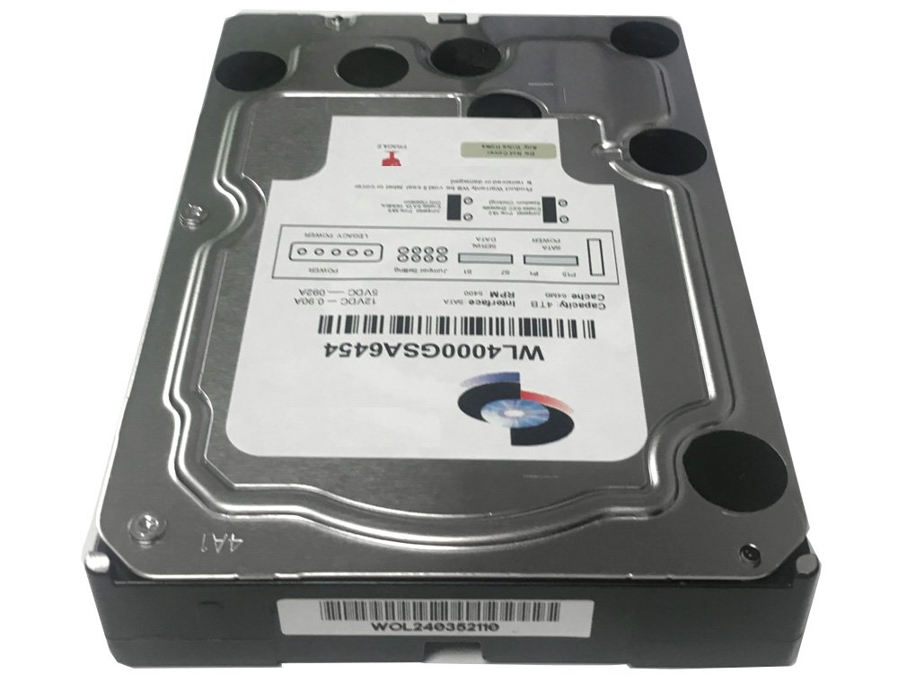 WL 4TB 64MB Cache 5400RPM SATA III (6.0Gb/s) 3.5" Internal Surveillance DVR Hard Drive - w/ 1 Year Warranty