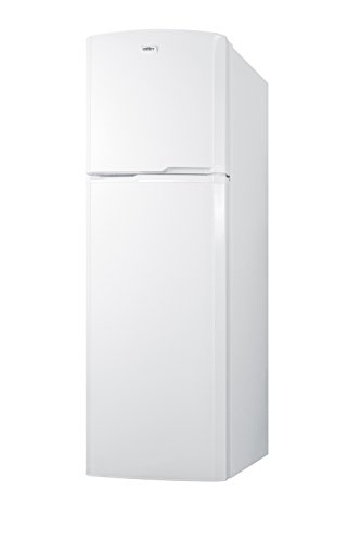Summit FF946W 8.8 cu.ft. Frost-Free Refrigerator-Freezer With Glass Shelves In Slim 22” Width For Small Kitchens, White