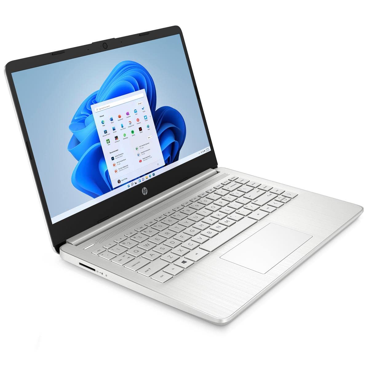 HP 14-dq0000 14-dq0053nr 14" Notebook, Intel Pentium Silver N5030 Quad-core, Windows 11 Home, 4 GB RAM, 128GB SSD, Natural Silver (Renewed)