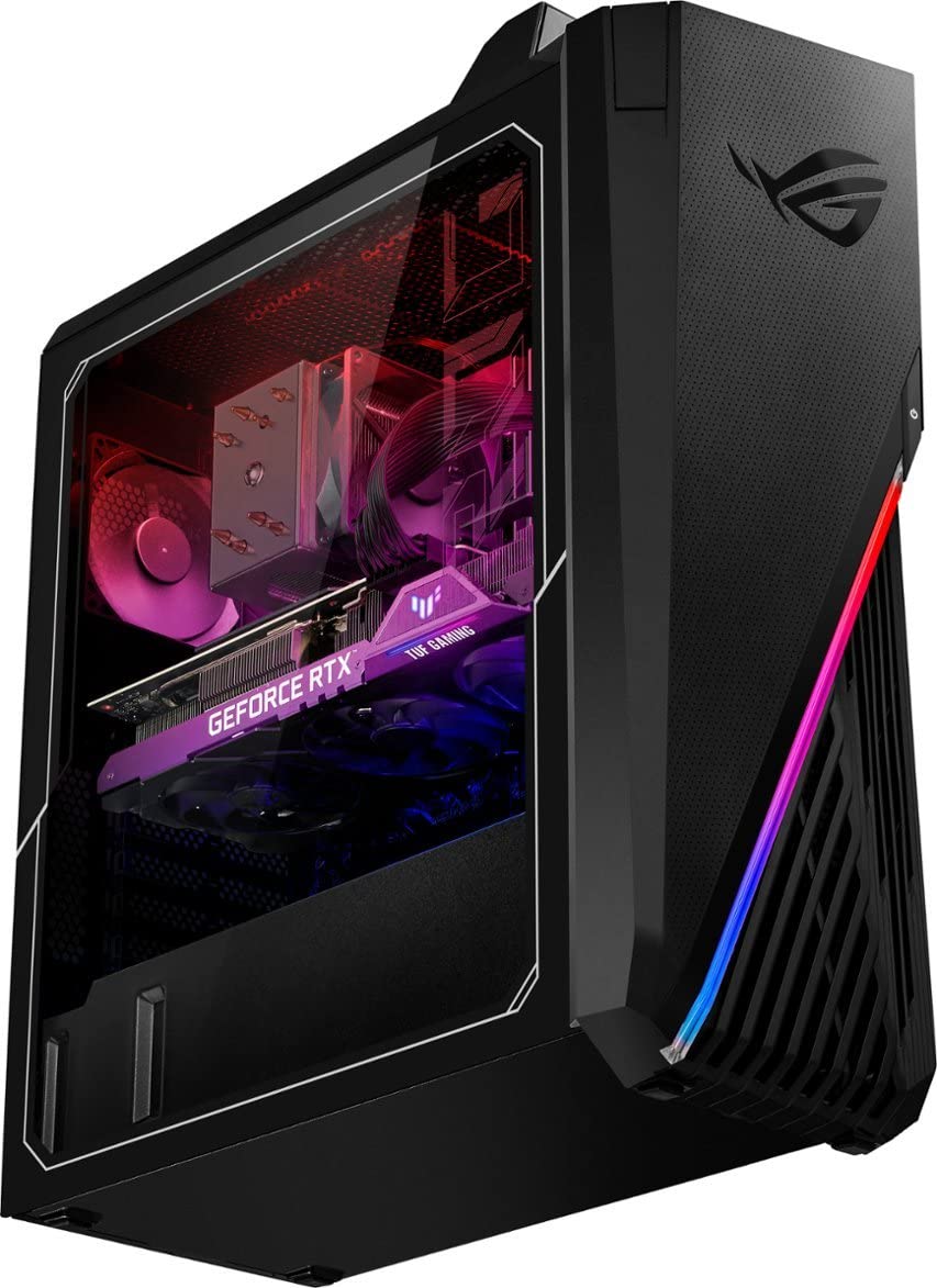 ASUS ROG Gaming Desktop | Intel Core i7-12700F| 32GB Memory | 1024GBSSD+1TBHDD | NVIDIA GeForce RTX 3060| Windows 11 Home | Black| Bundle with Mouse Pad