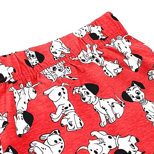 Disney Pajamas Women | 101 Dalmatians Pajama Set | Short Summer Pjs Grey XX-Large