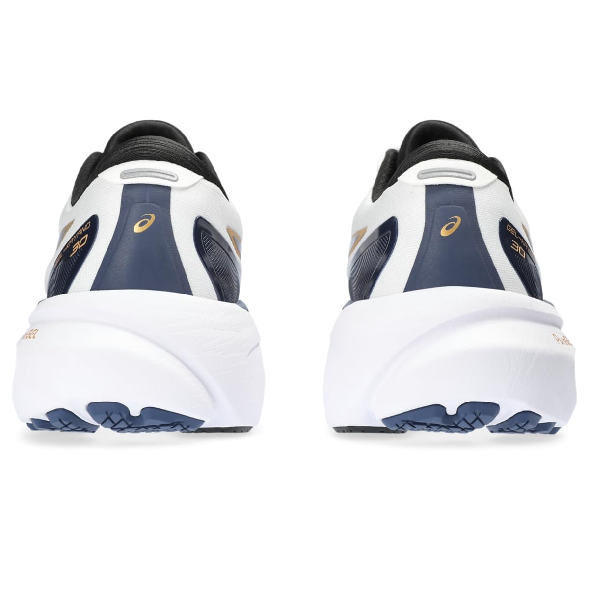 ASICS Men's GEL-KAYANO 30 ANNIVERSARY Shoes, 10, WHITE/DEEP OCEAN